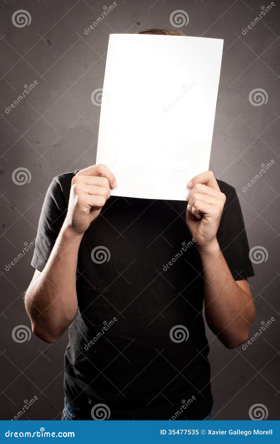 Man holding a picture stock image. Image of young, creativity - 35477535