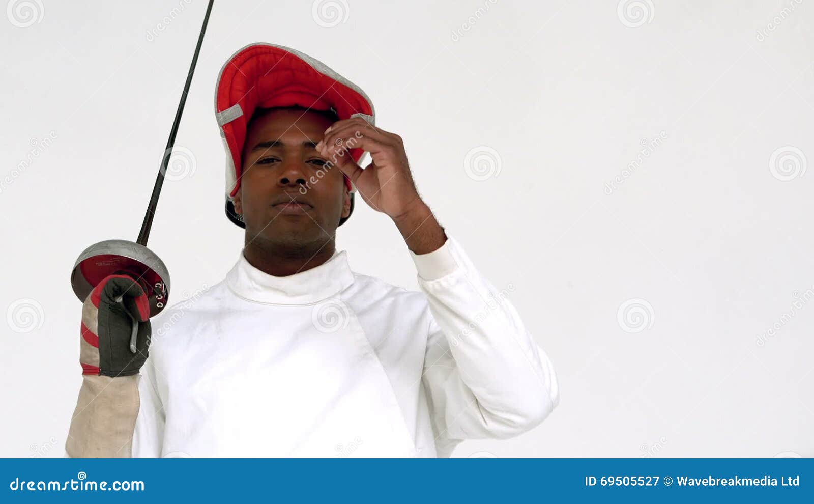 Man holding rapier stock video. Video of american, cheerful - 69505527