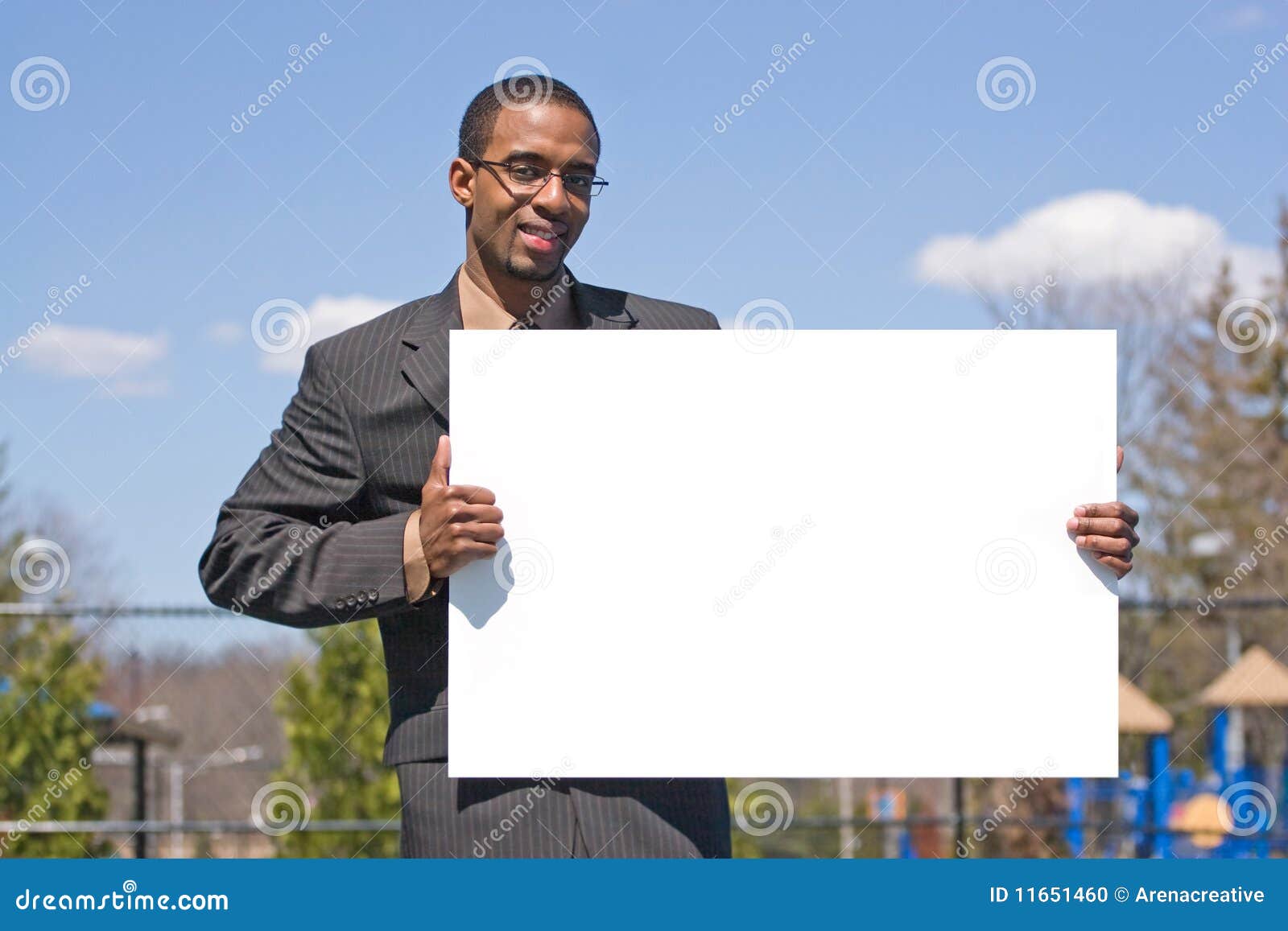 Man Holding a Sign stock photo. Image of modern, concepts - 11651460