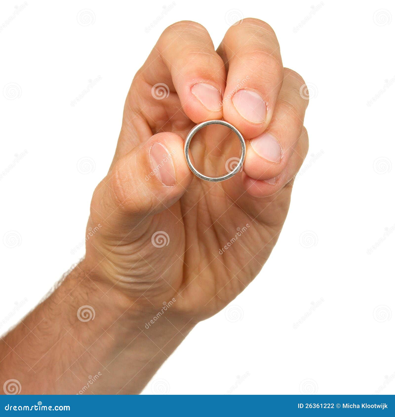 Man holding a silver ring stock photo. Image of commitment - 26361222