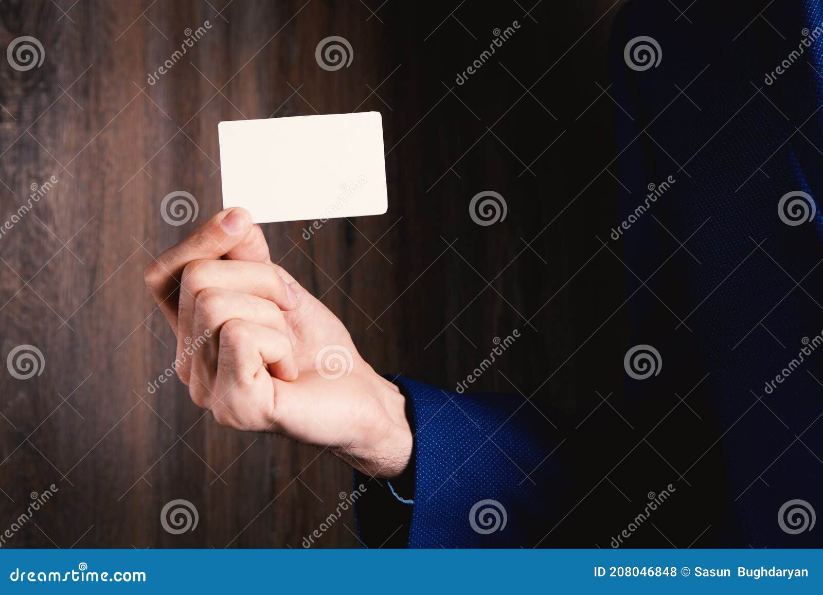 Man Holding a Small Paper in His Hand Stock Photo - Image of copy, card ...