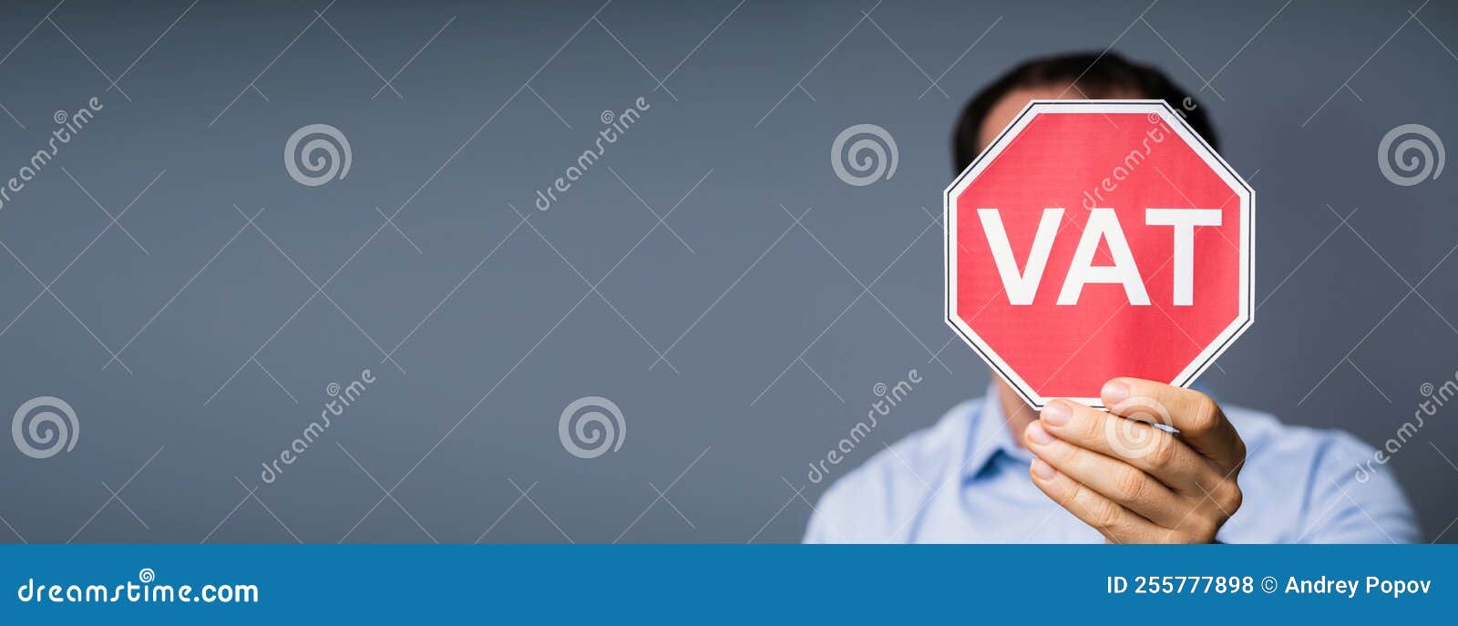 Man Holding Stop Vat Penalty Stock Photo - Image of legal, concept ...