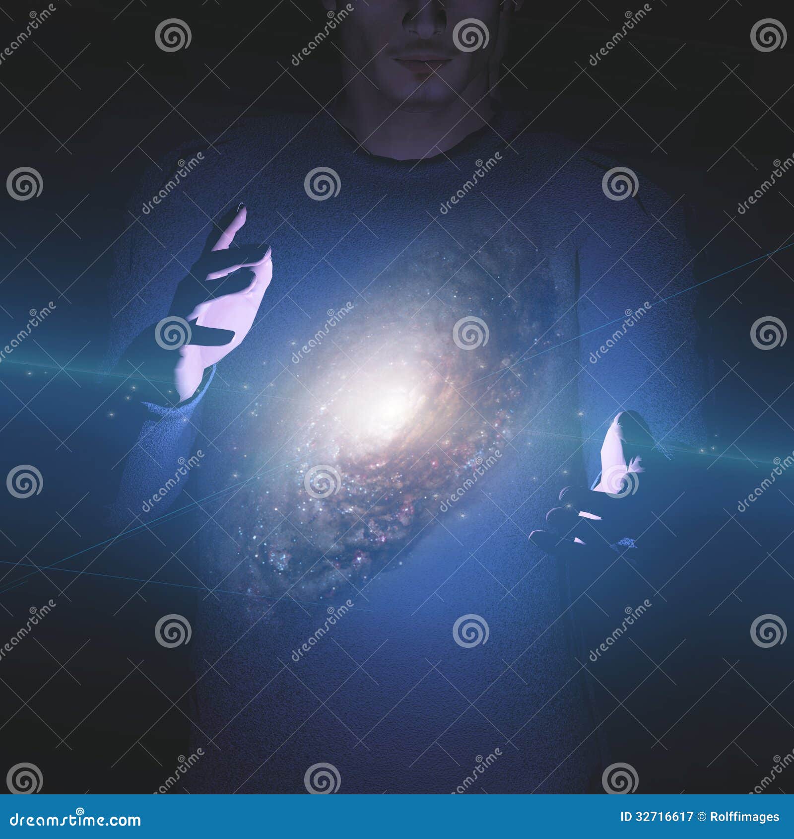 Genesis Hands, Touch Of God. Spirituality. Sketch Drawing Illustration ...