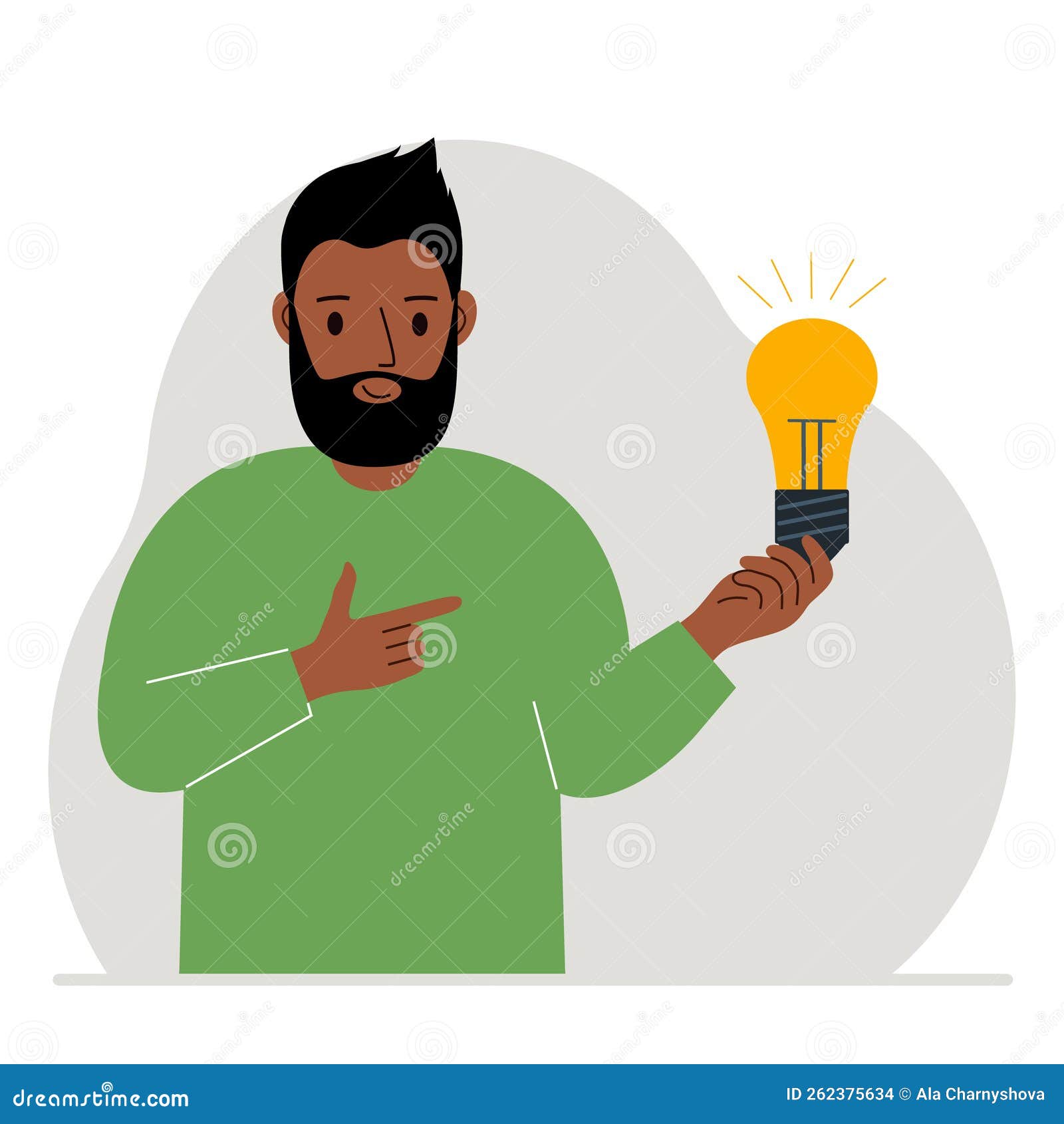 Eureka Hand Gesture Bw Concept Vector Spot Illustration | CartoonDealer ...