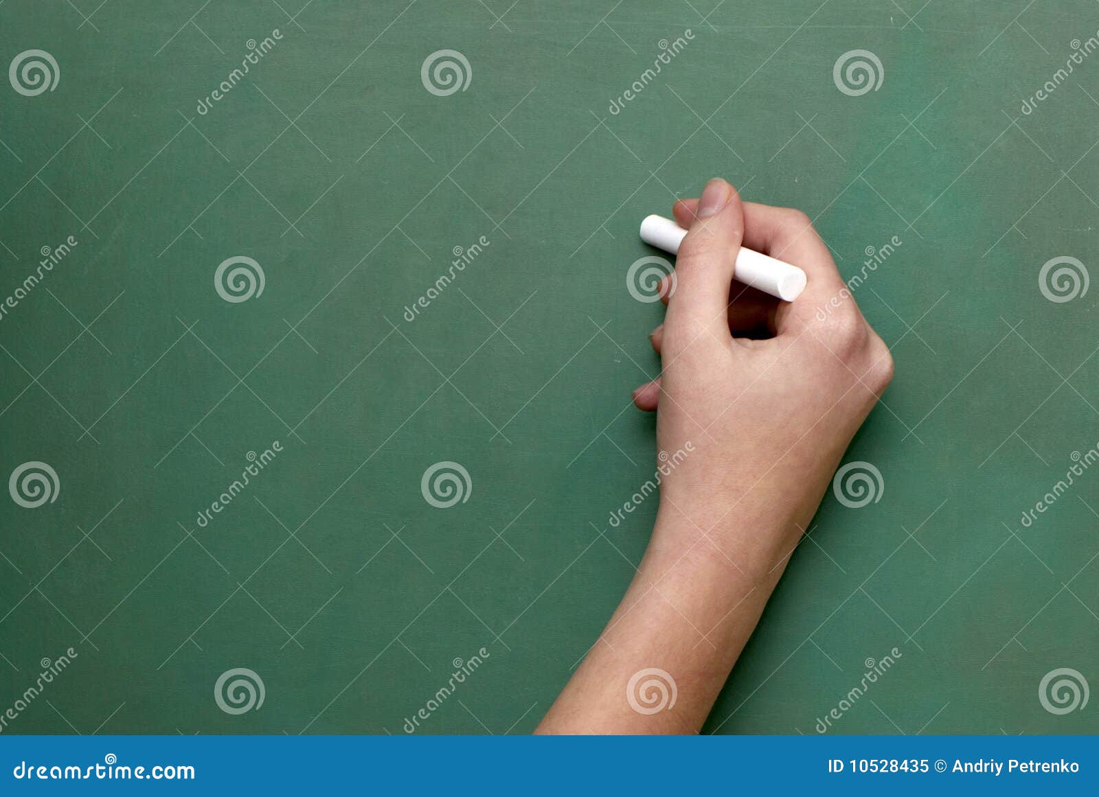 A Man Holds a Piece of Chalk Stock Image - Image of grip, write: 10528435
