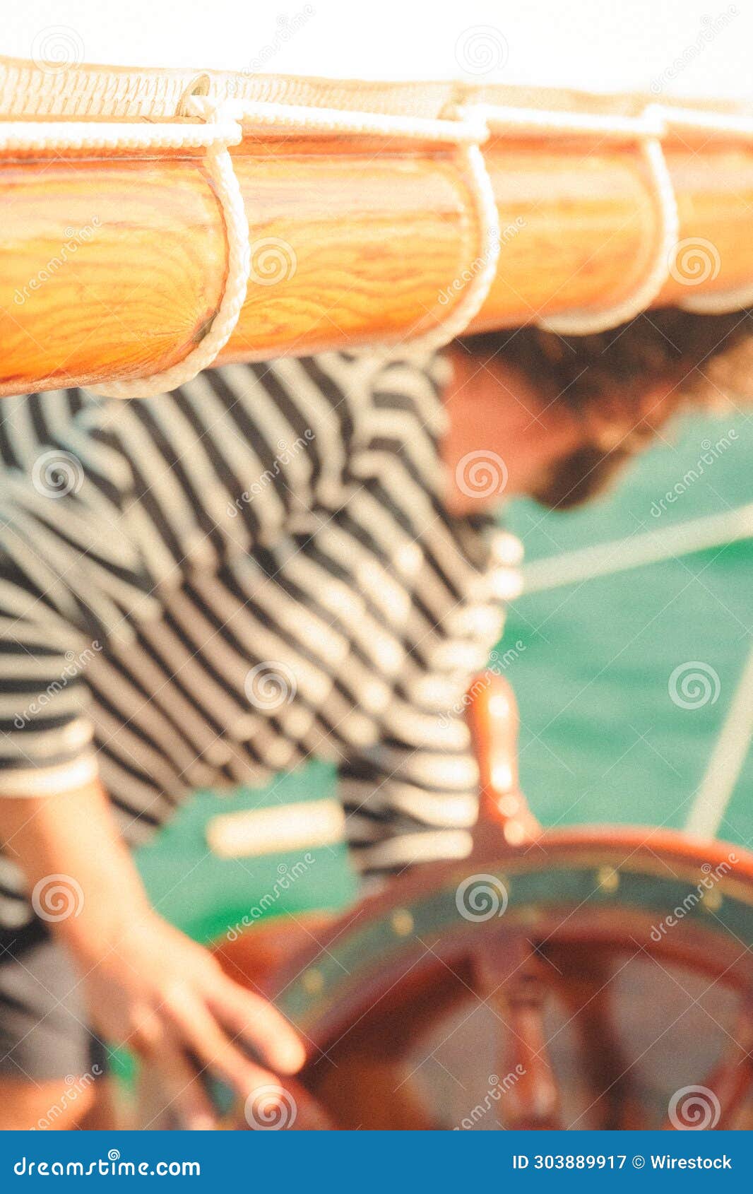 A Man Holds the Wheel and Prepares To Pull it Out Stock Image - Image ...