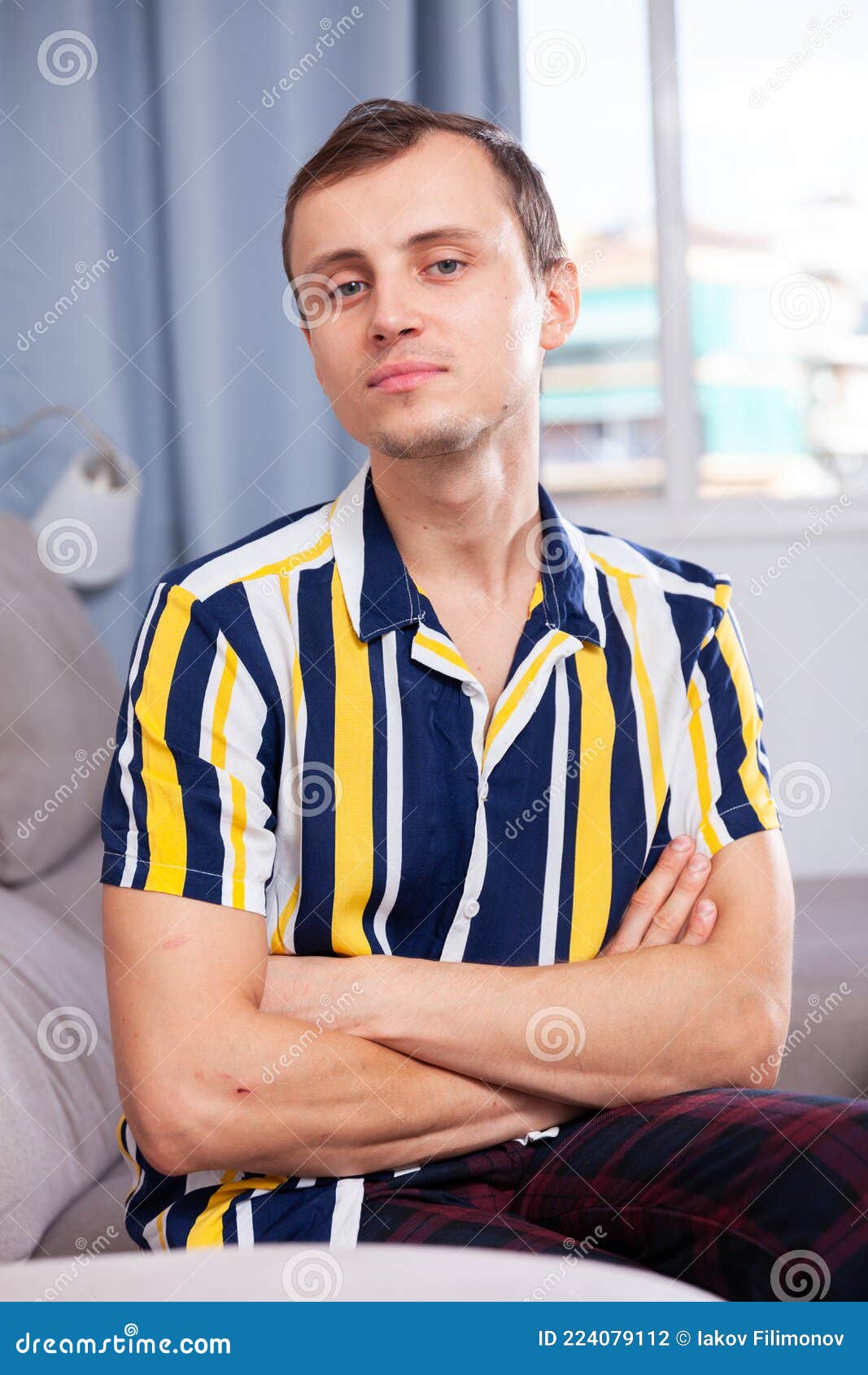 Man in home stock photo. Image of lifestyles, face, male - 224079112