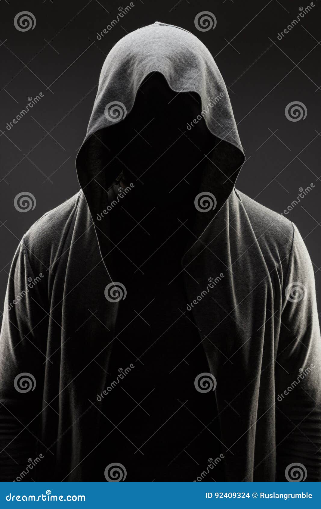 Silhouette Of A Man In Mysterious Stairs Stock Photography ...