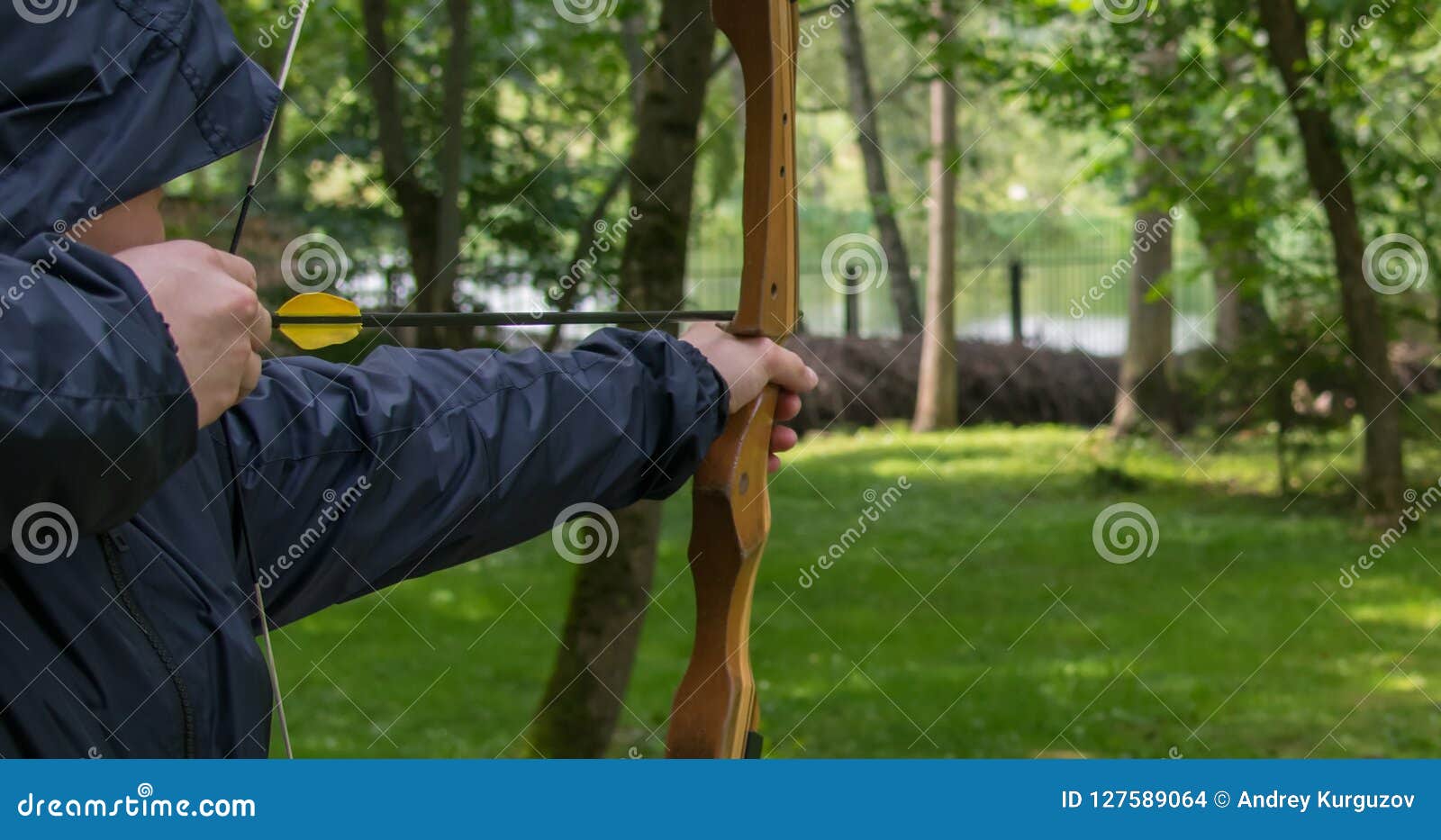 The Man in the Hood, Pulled the Bowstring, for a Further Shot from the ...