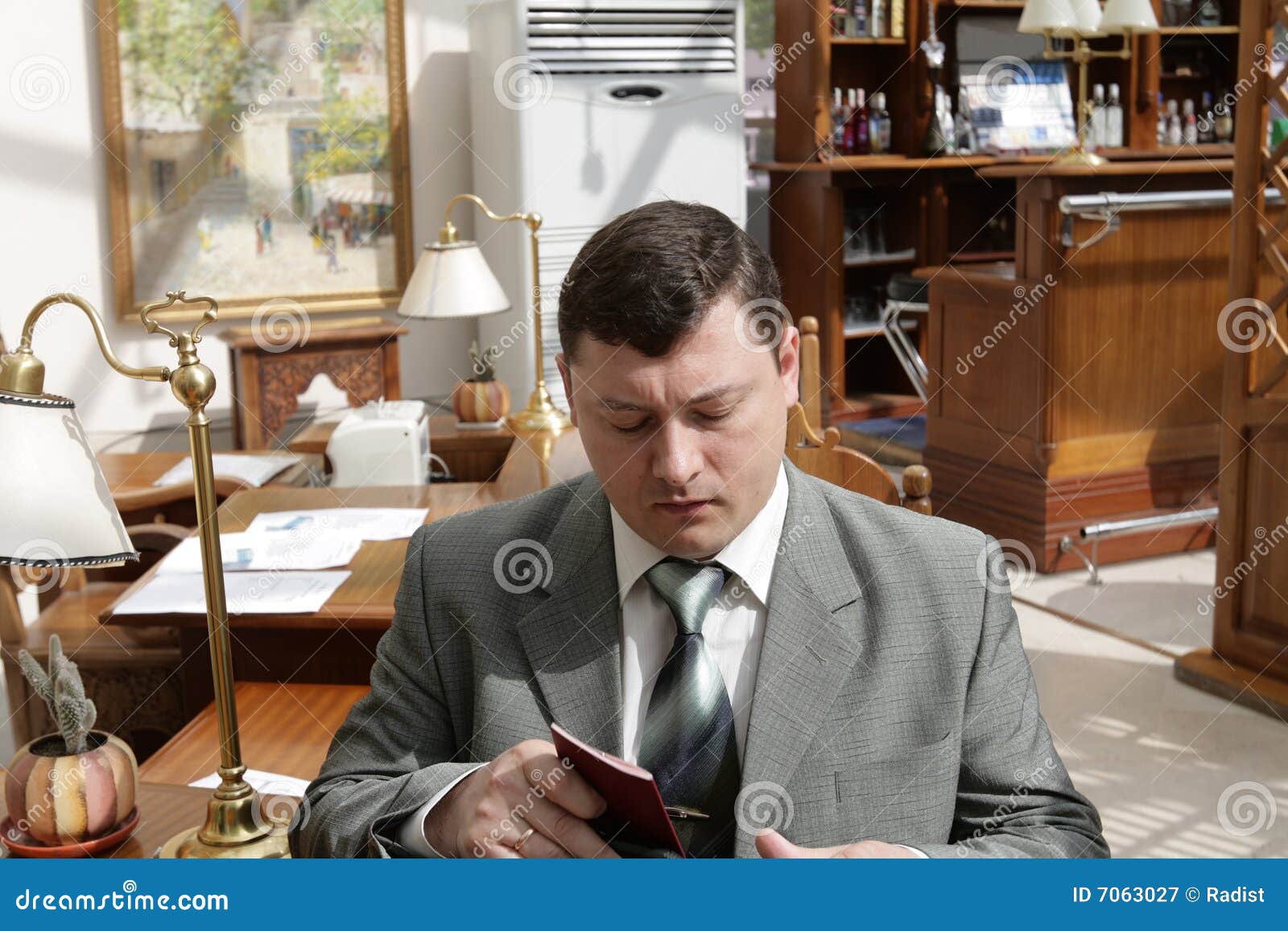 Man in hotel stock image. Image of concepts, business - 7063027