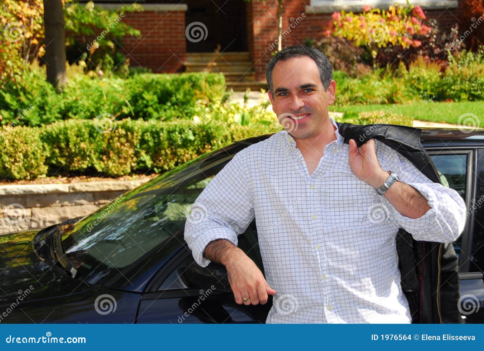 Man house car stock photo. Image of adult, mortgage, building - 1976564