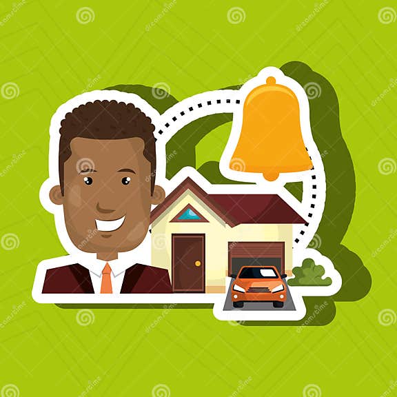 Man House Security Protection Stock Illustration - Illustration of ... Man House Security Protection Stock Illustration - Illustration of ...