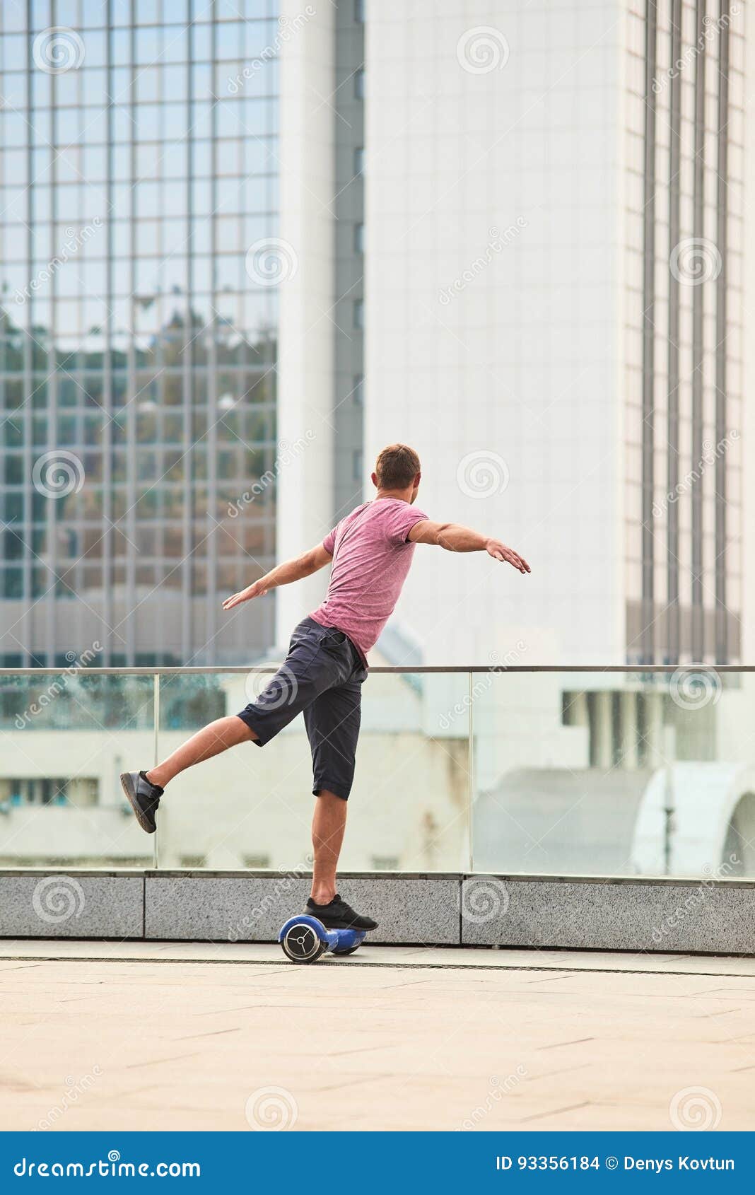 Man on Hoverboard, Flying Pose. Stock Photo - Image of lifestyle, hover ...