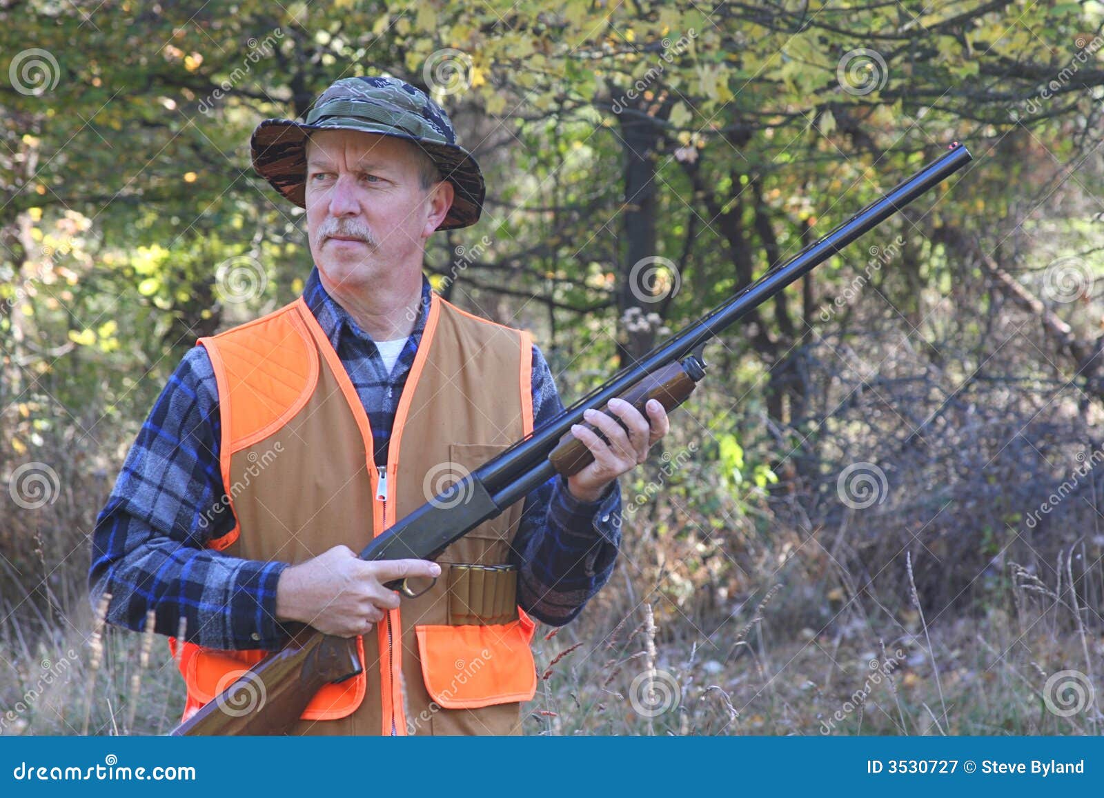 Man Hunting stock image. Image of hunter, grass, kill - 3530727
