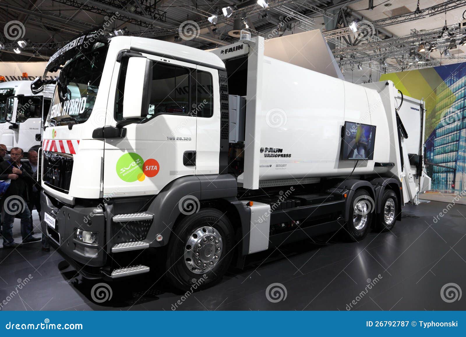 MAN Hybrid Garbage Collection Truck Editorial Photography - Image of ...