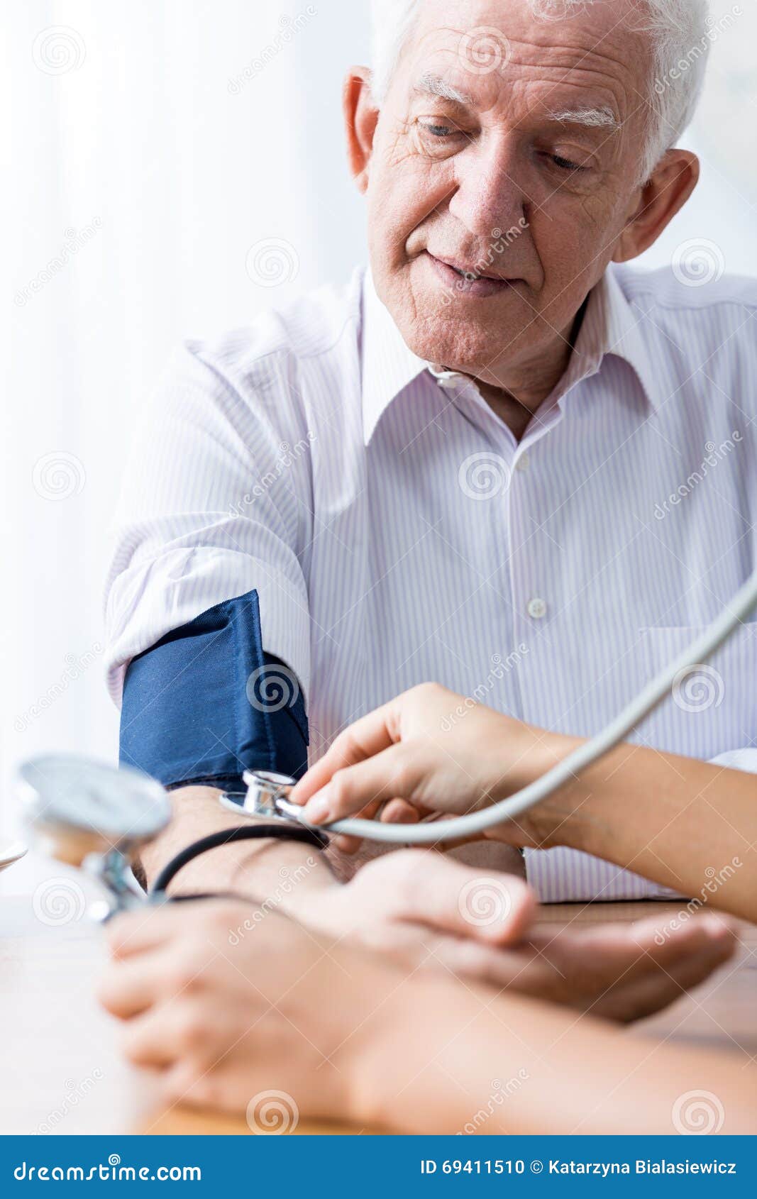 Man with Hypertension and Regular Control Stock Photo - Image of ...