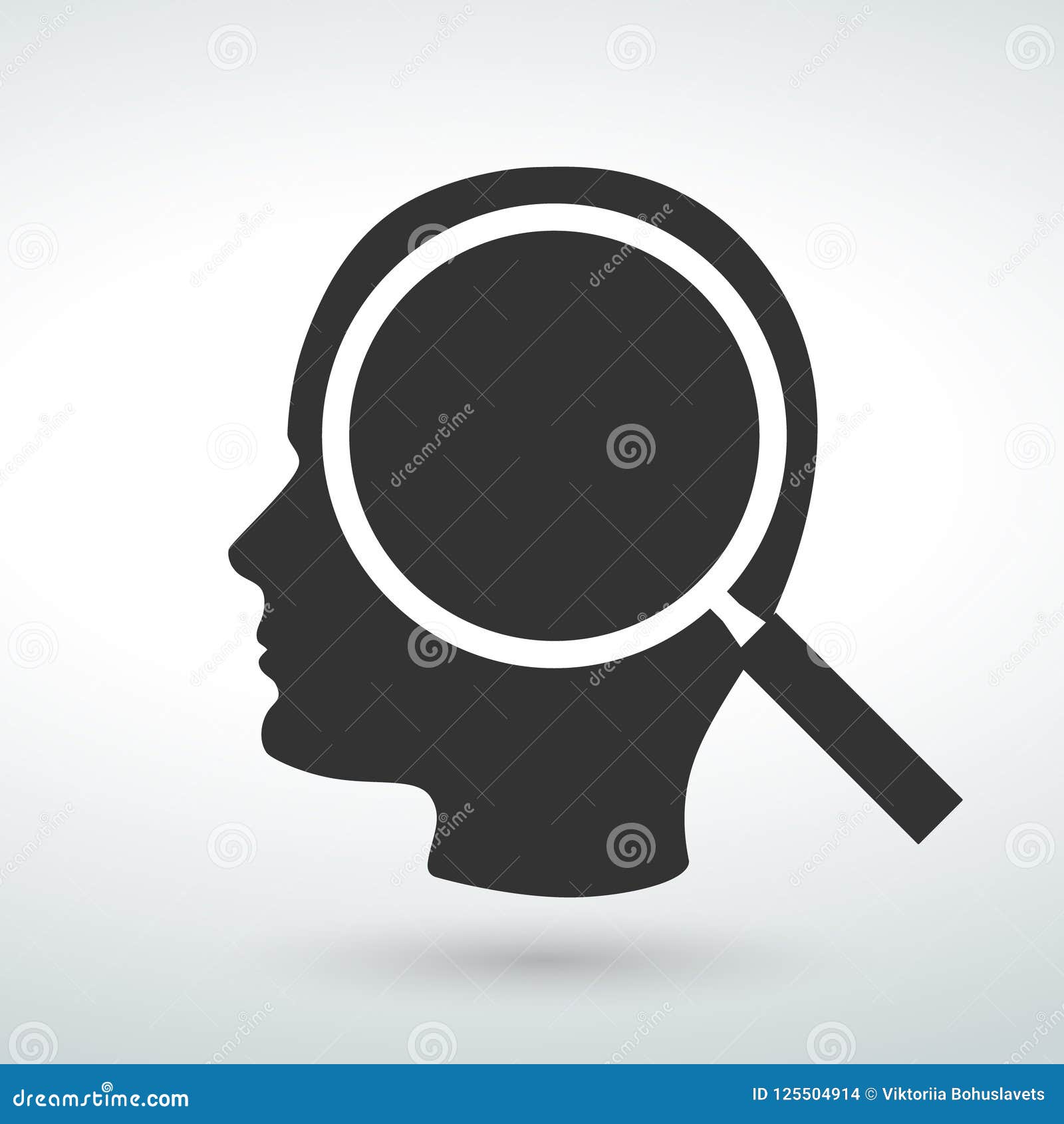 Man Icon Idea on a White Background Stock Illustration - Illustration ...