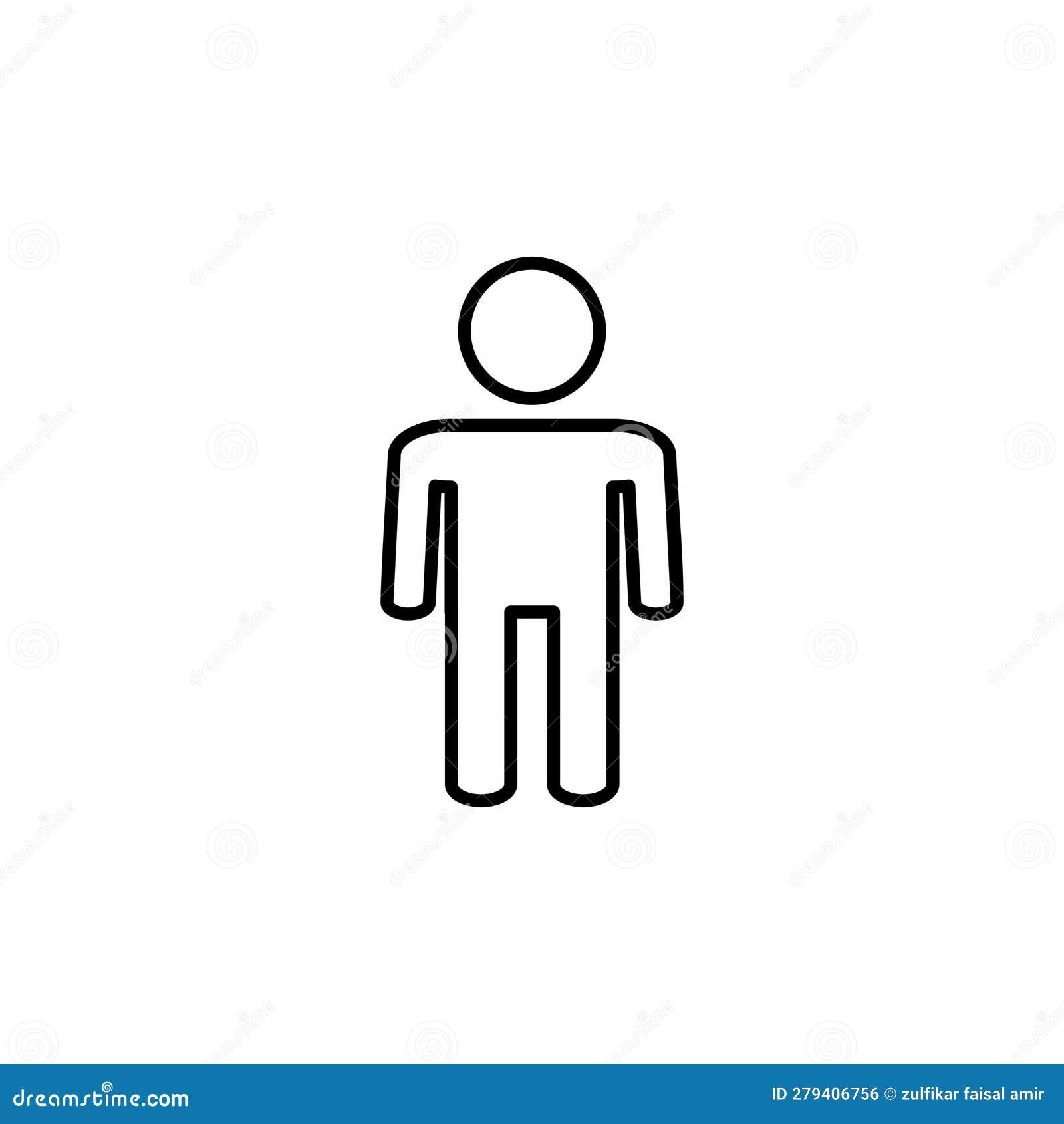 Man Icon . Male Icon Vector. Human Symbol Stock Vector - Illustration ...