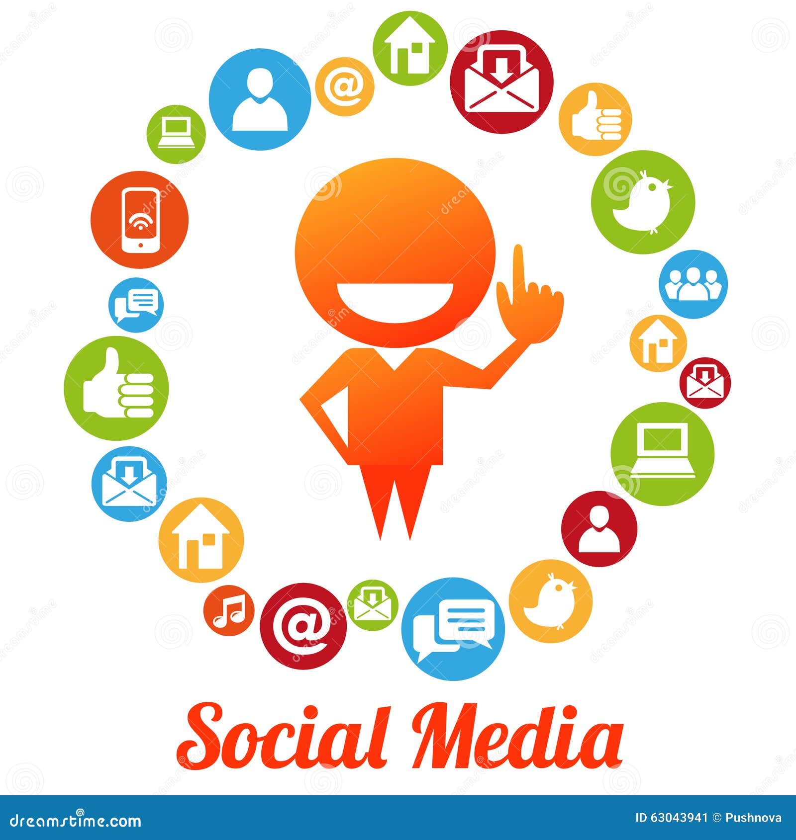 Man Icon stock vector. Illustration of chat, network - 63043941