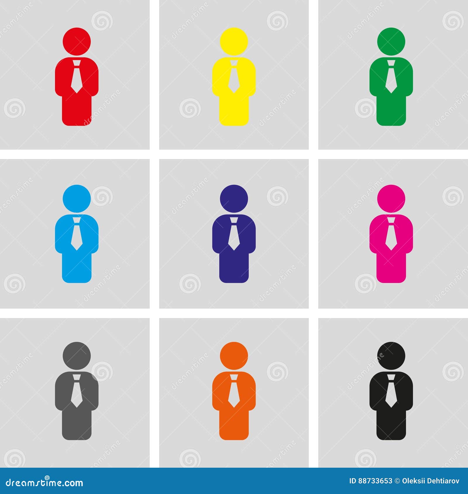 Man Icon Stock Vector Illustration Flat Design Stock Vector ...
