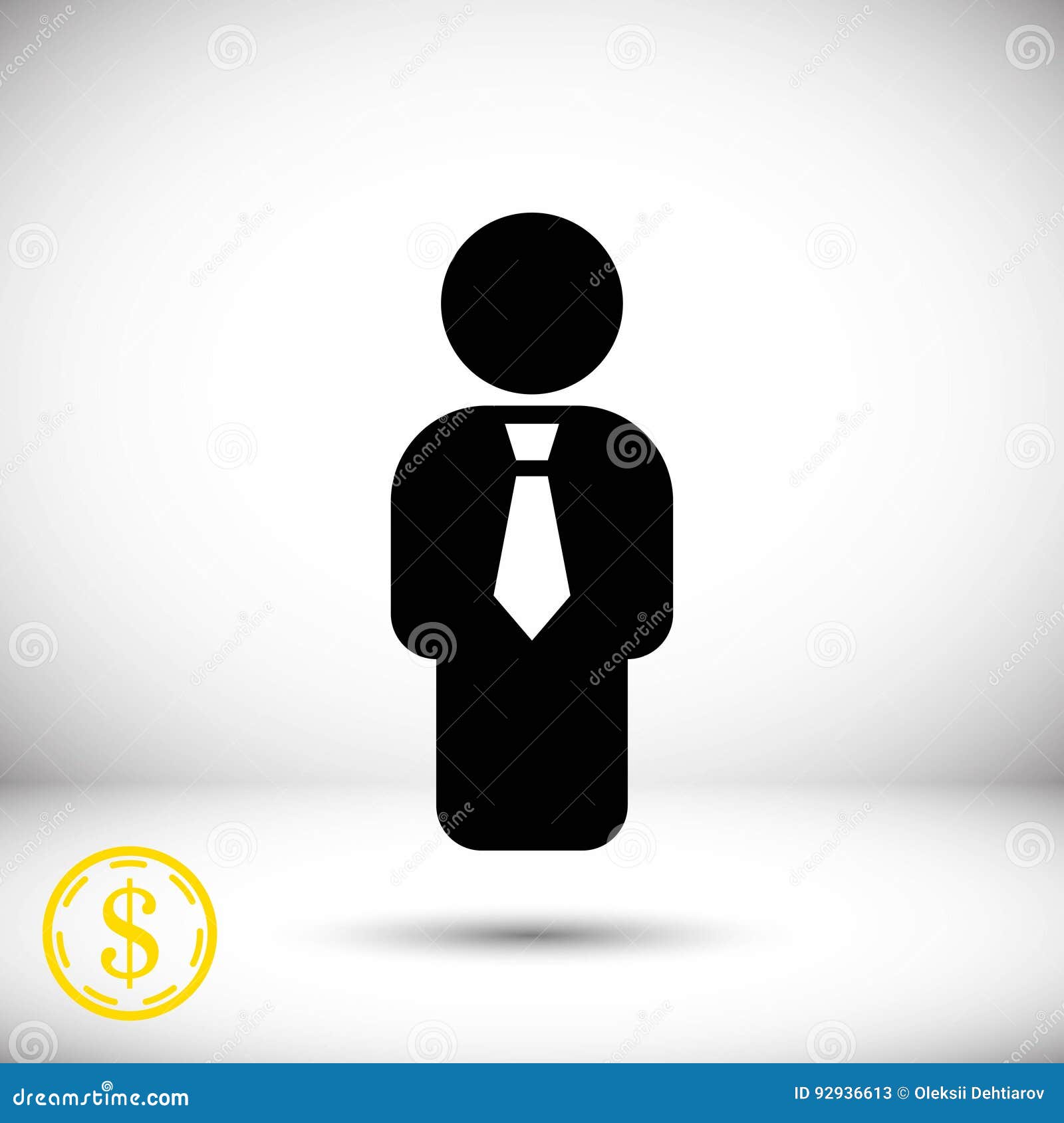 Man Icon Stock Vector Illustration Flat Design Stock Vector ...