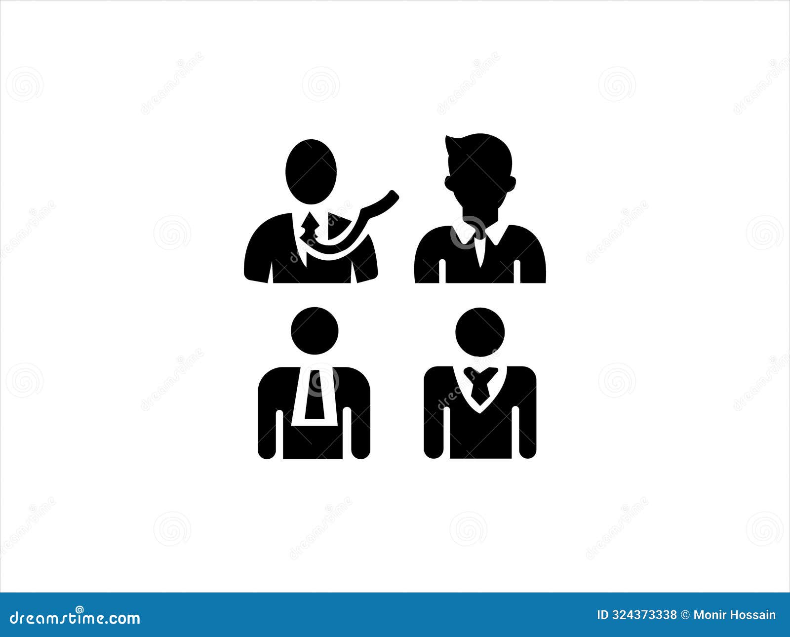 Man icon stock illustration. Illustration of teamwork - 324373338
