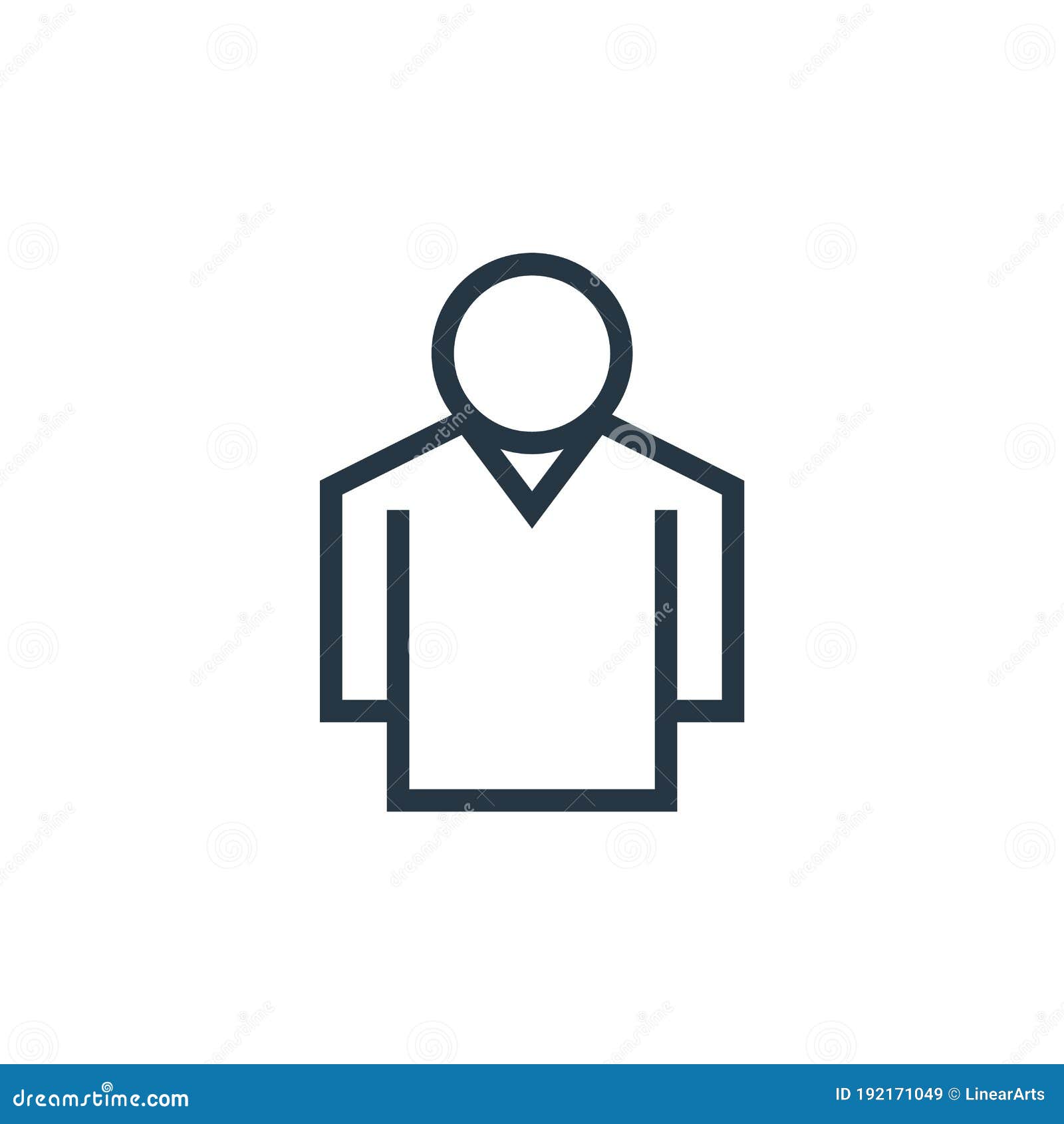 Man Icon Vector from Business Concept. Thin Line Illustration of Man ...