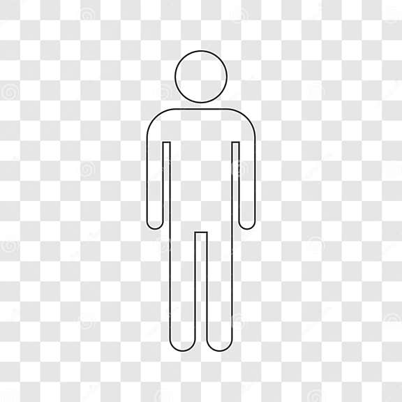 Man Icon on White Background Stock Vector - Illustration of design ...