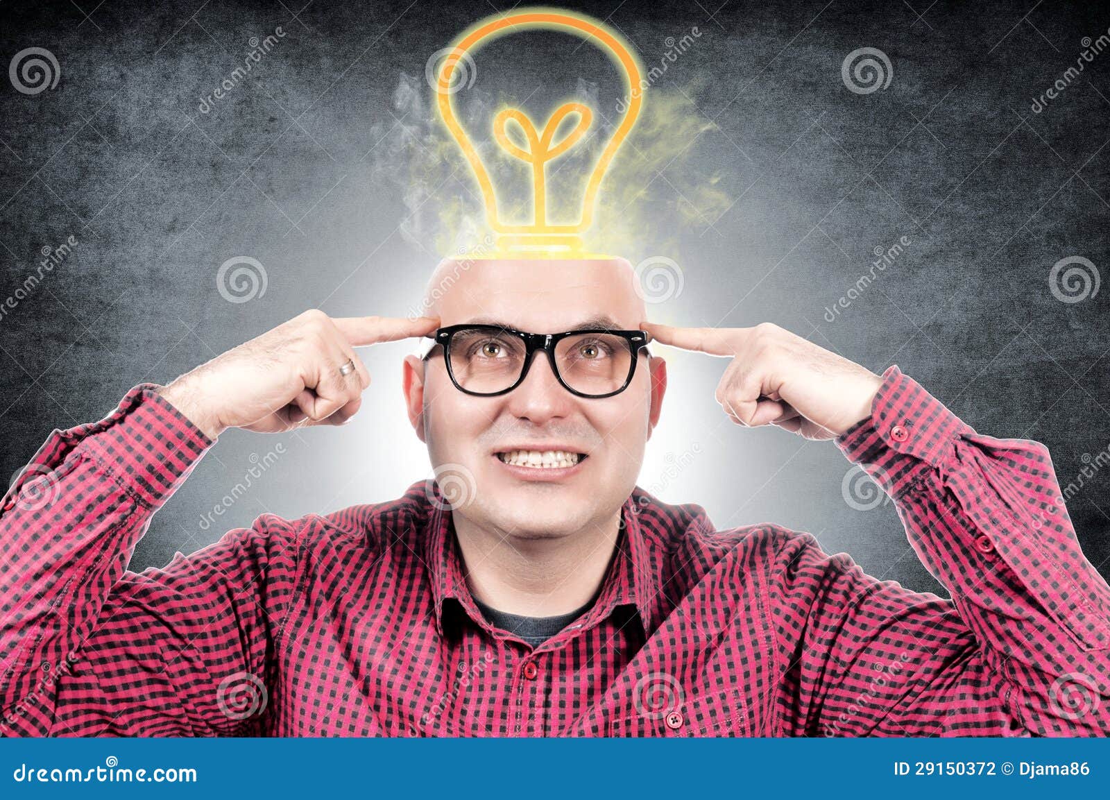 Man with idea stock photo. Image of creative, male, handsome - 29150372