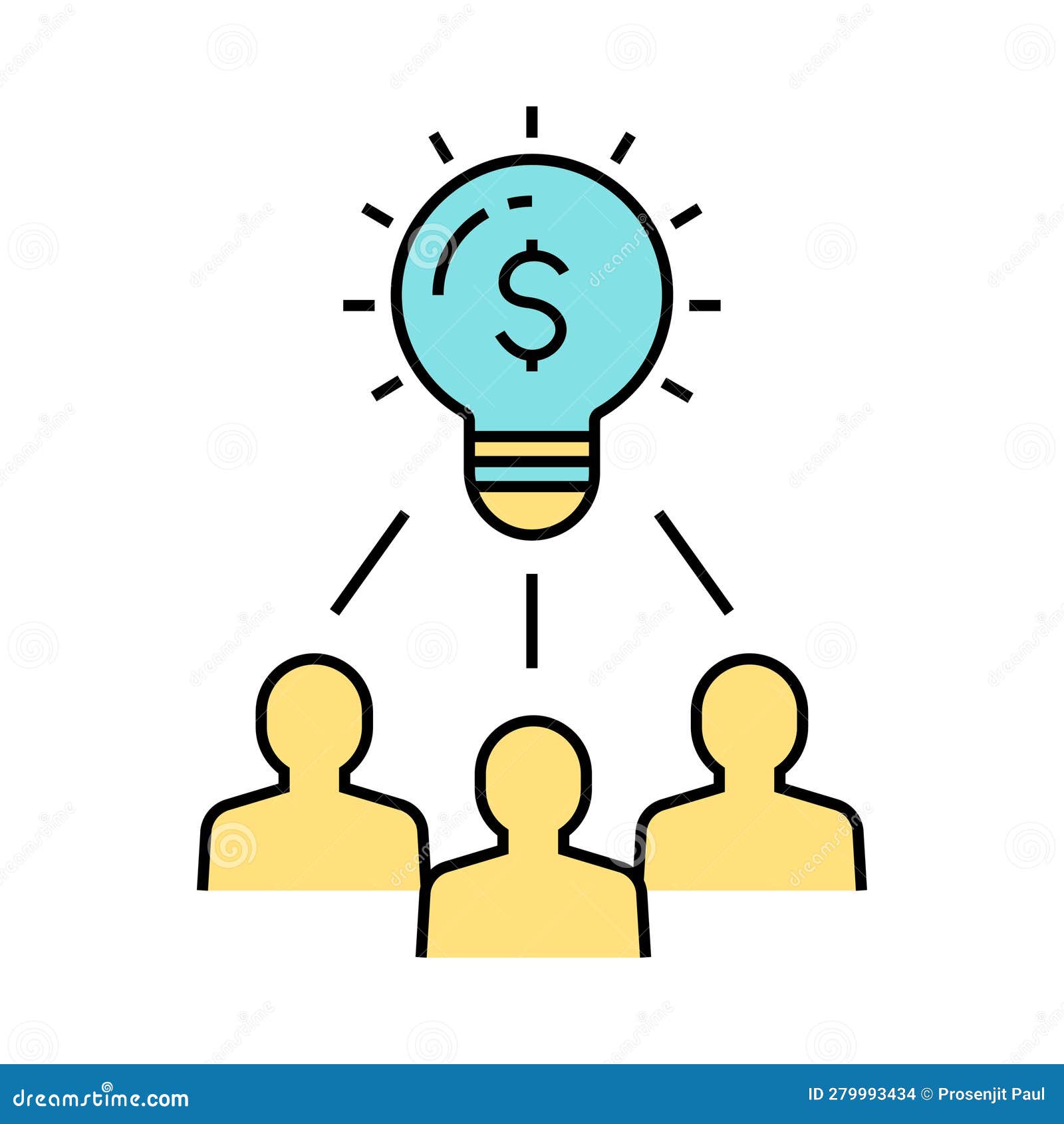 Man, Idea, Bulb, Light, Creative Idea Man Icon Stock Vector ...