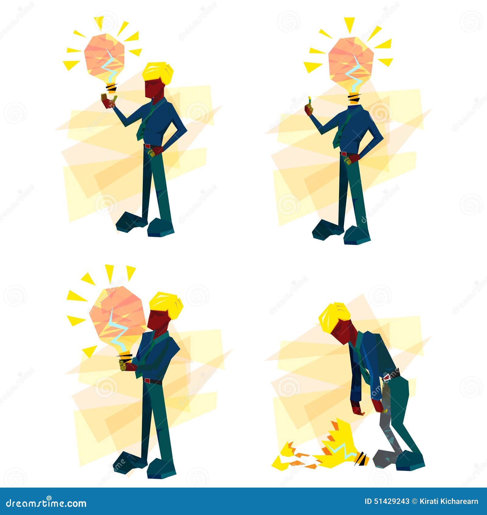 Thinking Worker Royalty-Free Stock Image | CartoonDealer.com #15671206
