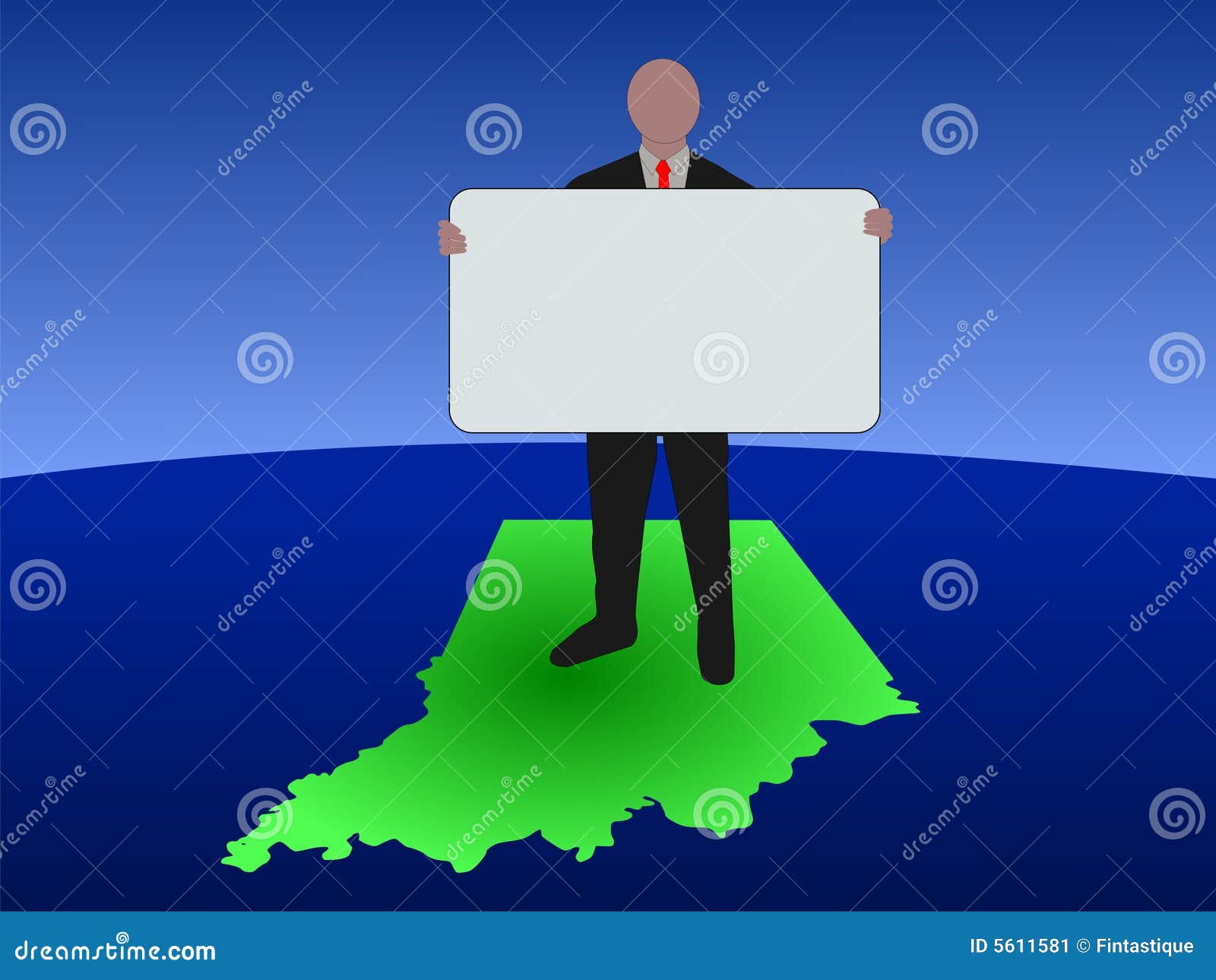 Man on Indiana with sign stock vector. Illustration of indiana - 5611581