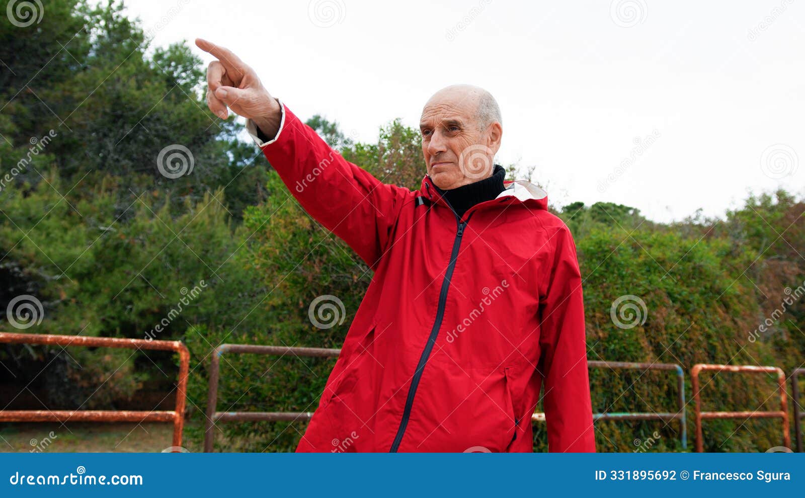 Man Indicating Something with the Finger Stock Photo - Image of ...