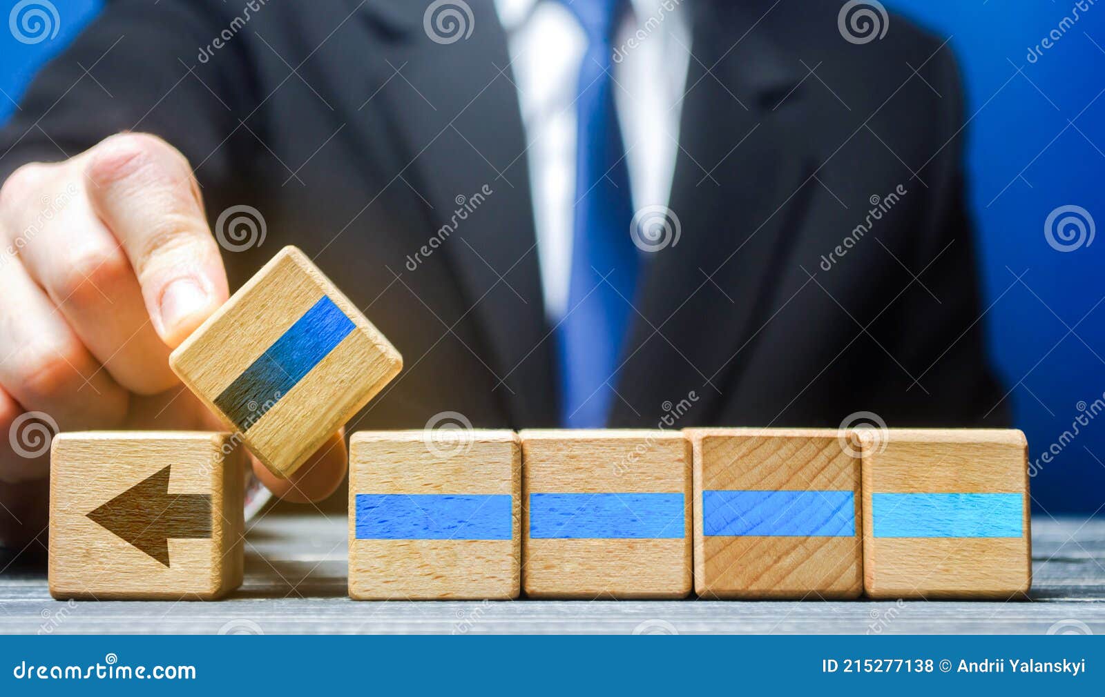 Man Inserts the Missing Part To Continue the Progress of the Work ...