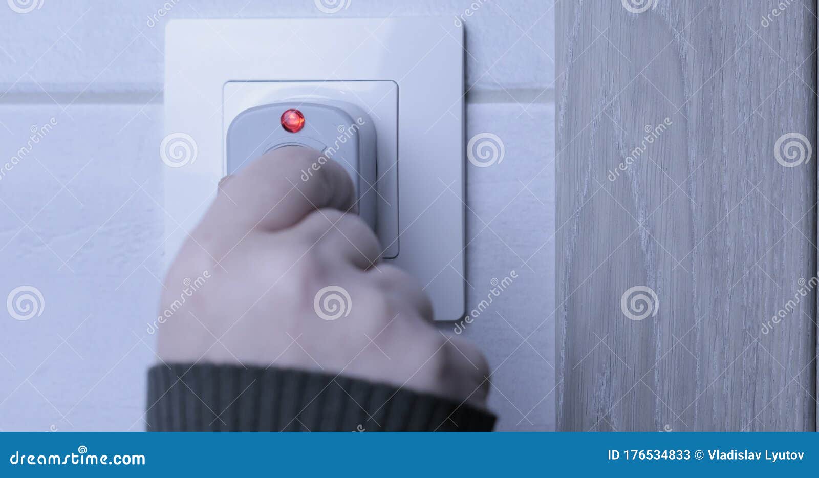 Man Inserts Plug into Electrical Socket. Stock Video - Video of connect ...