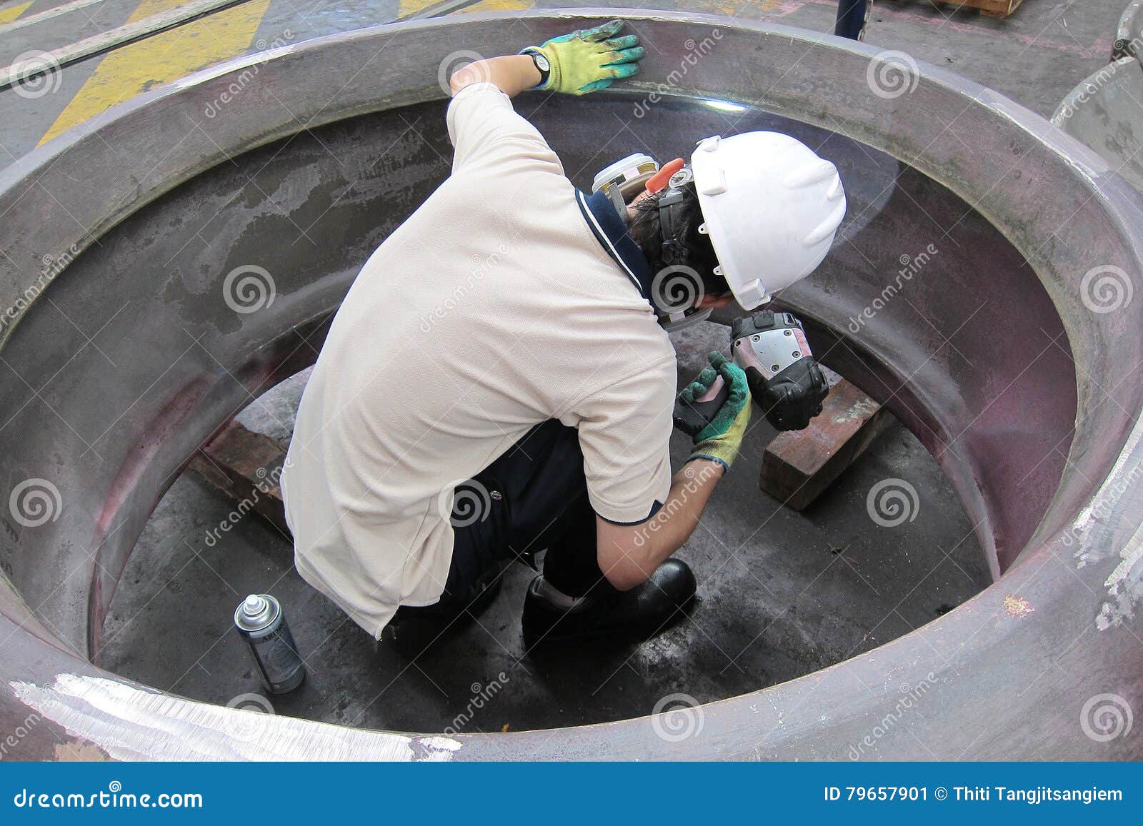 Man Inspection stock image. Image of meter, measurement - 79657901