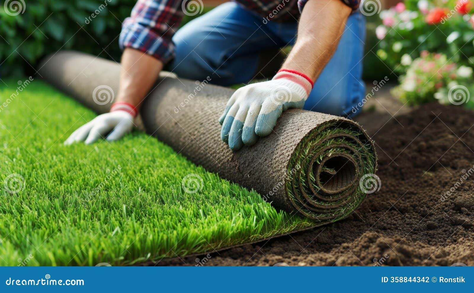 Artificial Grass Turf Roll Isolated On Transparent Background Royalty ...