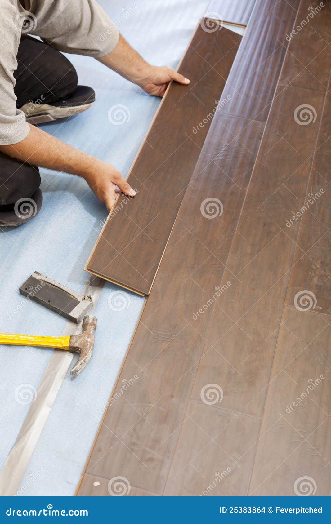 Laminate Wood Wall Texture Background, Center Spotlight, Darken Edge ...