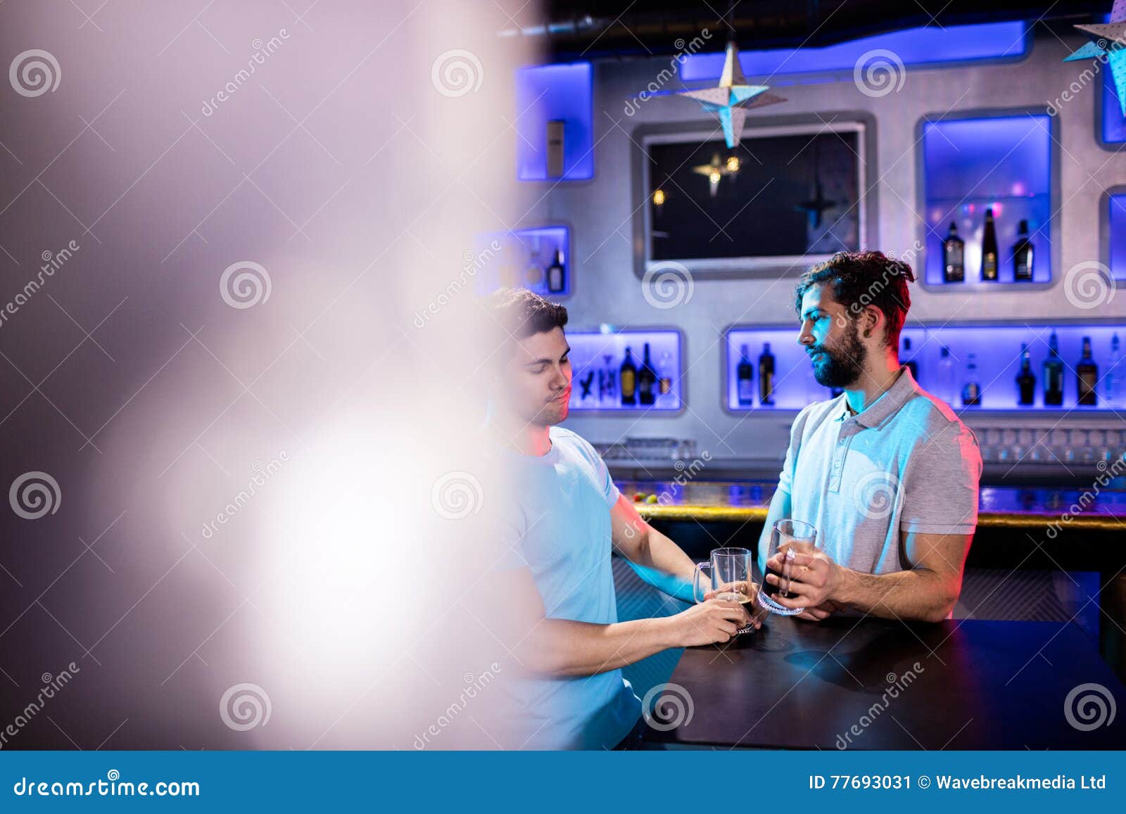 Man Interacting with His Depressed Friend Stock Image - Image of ...