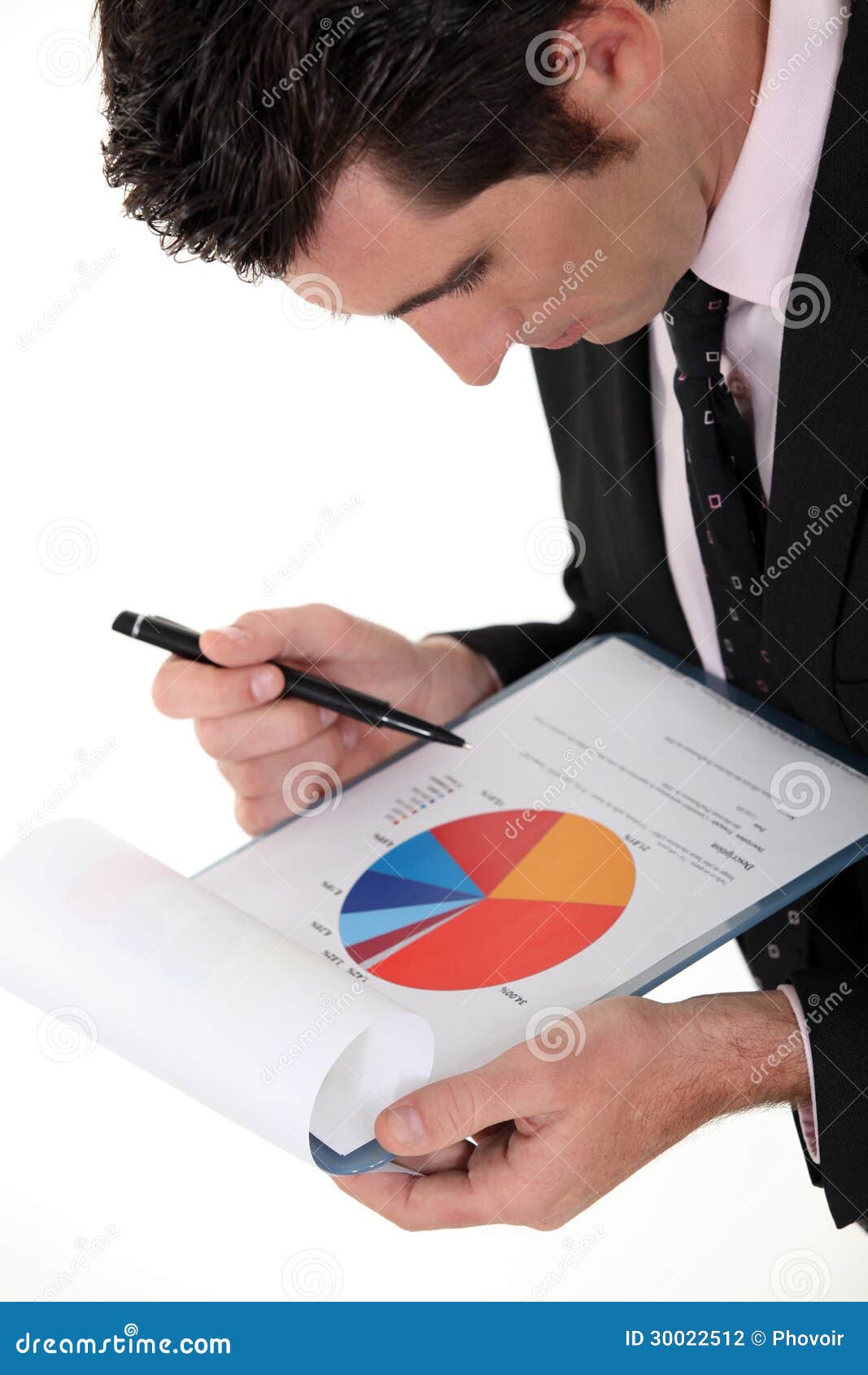 Man interpreting graph stock photo. Image of male, drawing - 30022512
