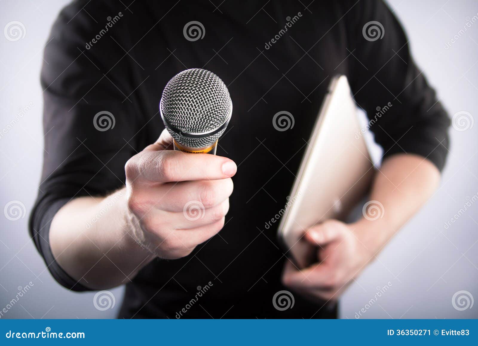 Man Interviews stock image. Image of equipment, listening - 36350271