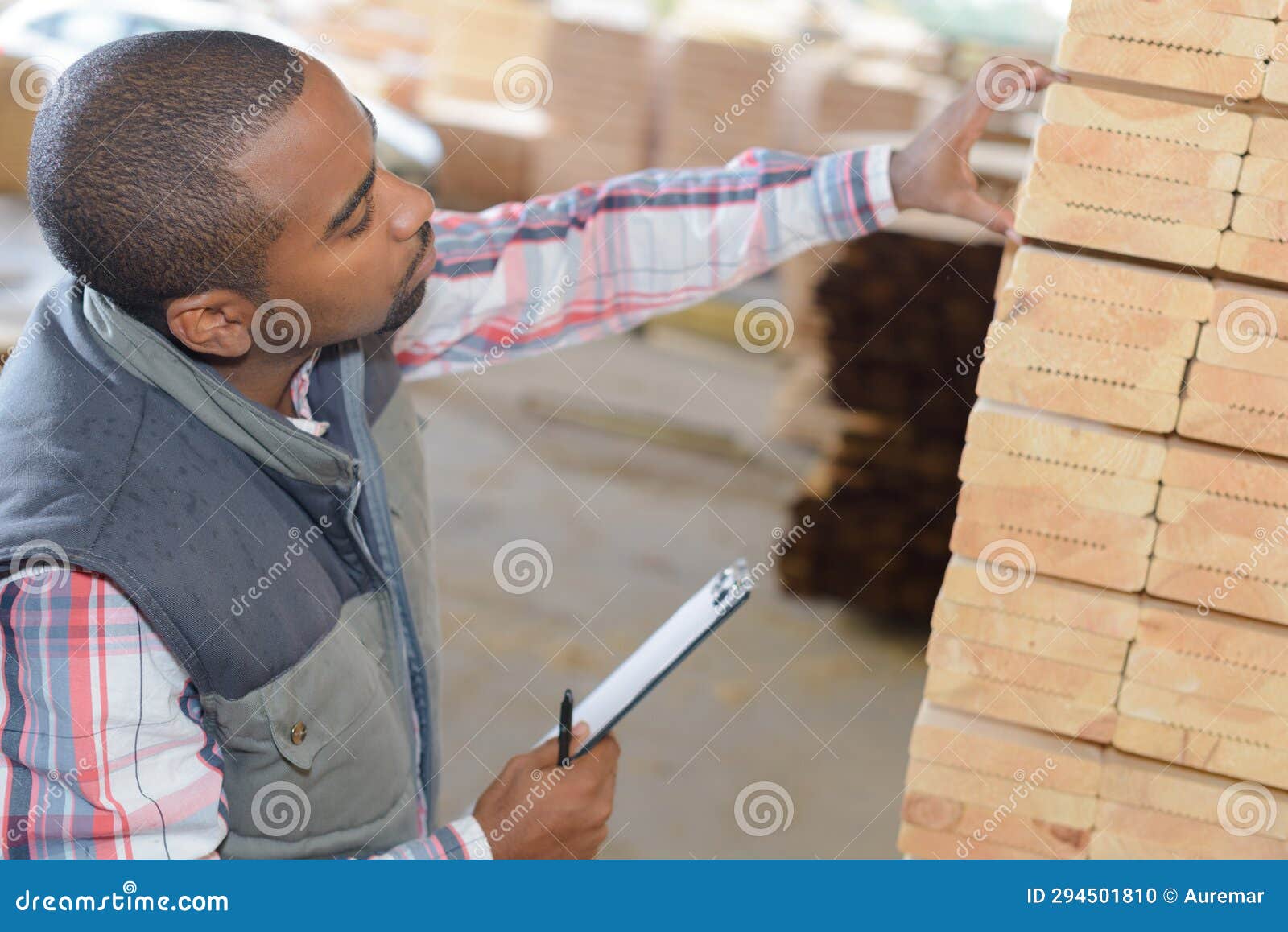 Man and inventory products stock photo. Image of counting - 294501810