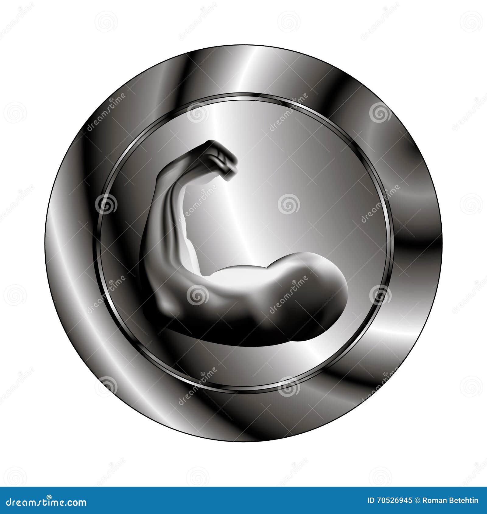 Man Of Iron Shield Cartoon Vector | CartoonDealer.com #70526945