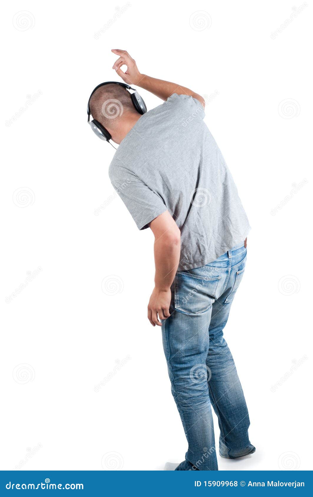 Man isolated on white stock photo. Image of adult, phones - 15909968