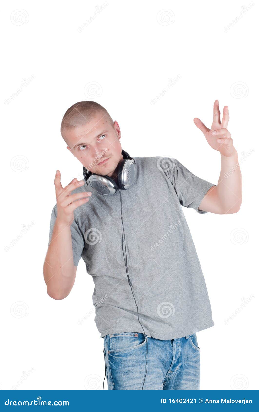 Man isolated on white stock image. Image of comfortable - 16402421