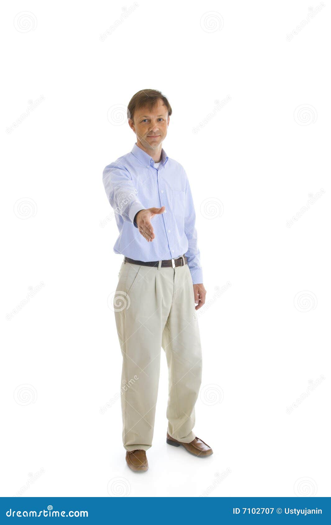 The Man Isolated on a White Stock Image - Image of happiness, isolated ...