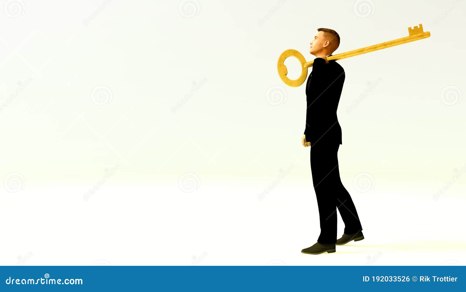 Locksmith Carry Key Shield Retro Cartoon Vector | CartoonDealer.com ...