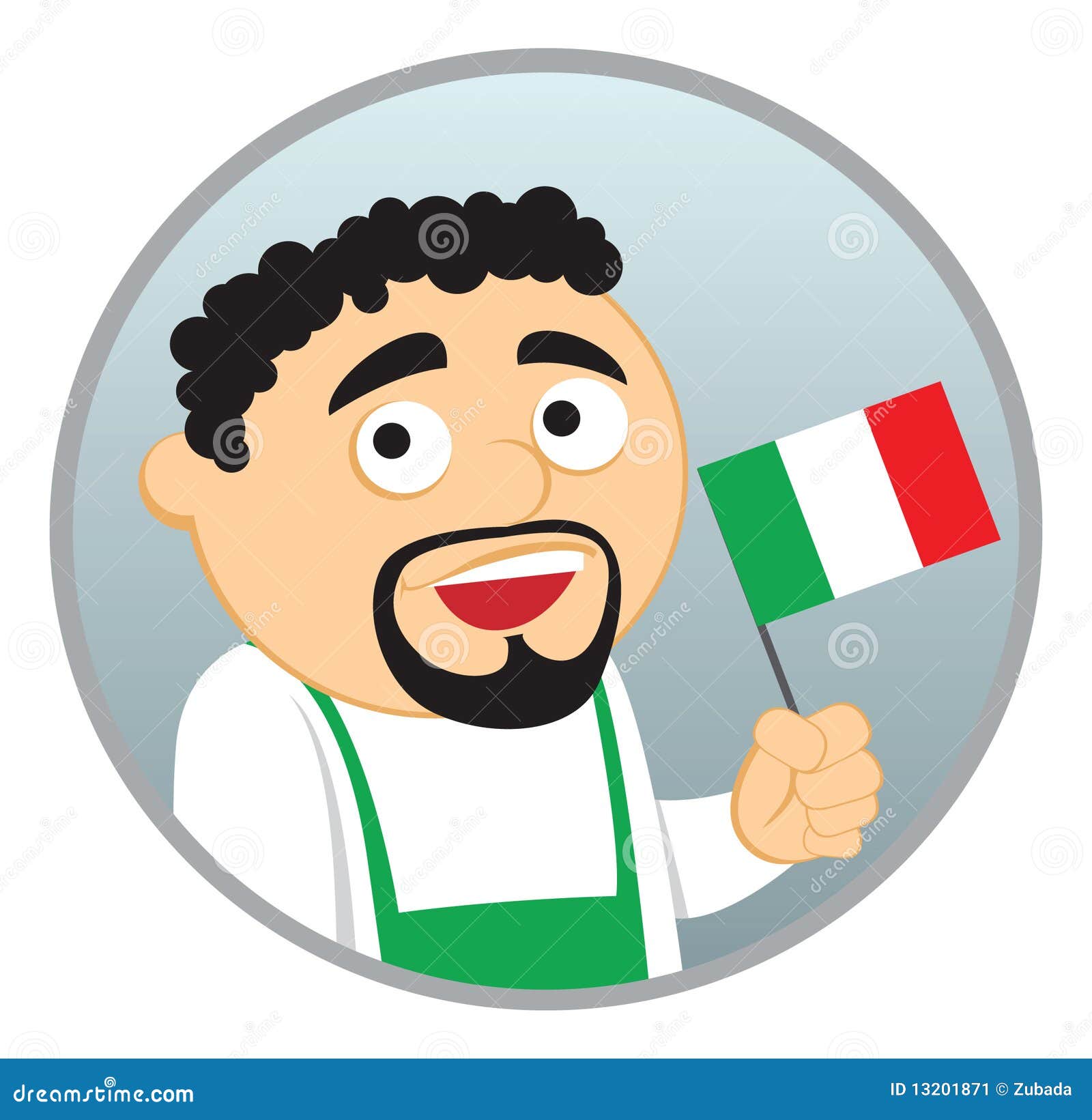 Cartoon Italian Man