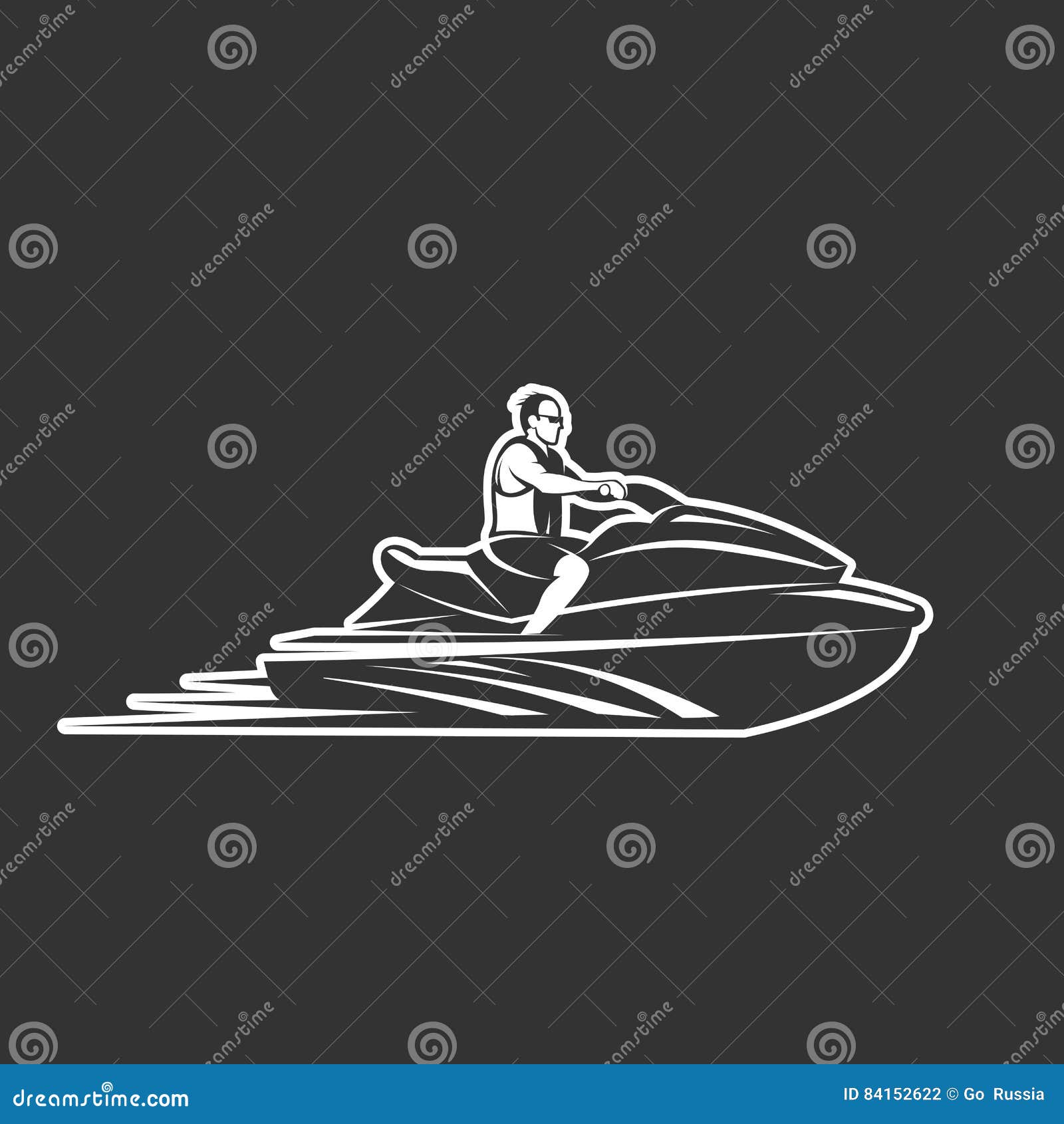 Jetboat Logo Design With Editable Slogan. Branding Book And Business ...