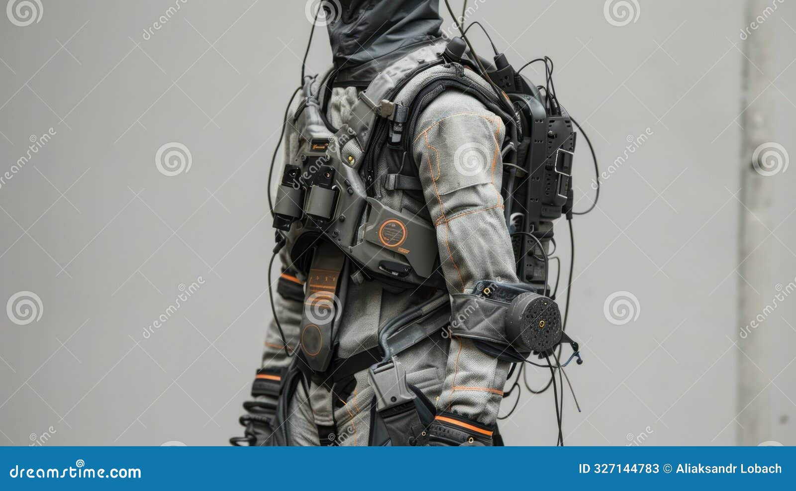 A Man in a Jet Suit. a Man in a Tactical Space Suit Stock Image - Image ...